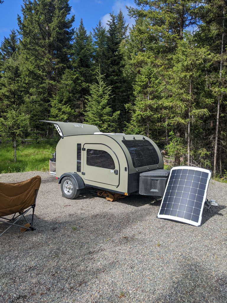 Choose a Custom Colour for the Camper - Droplet Trailer