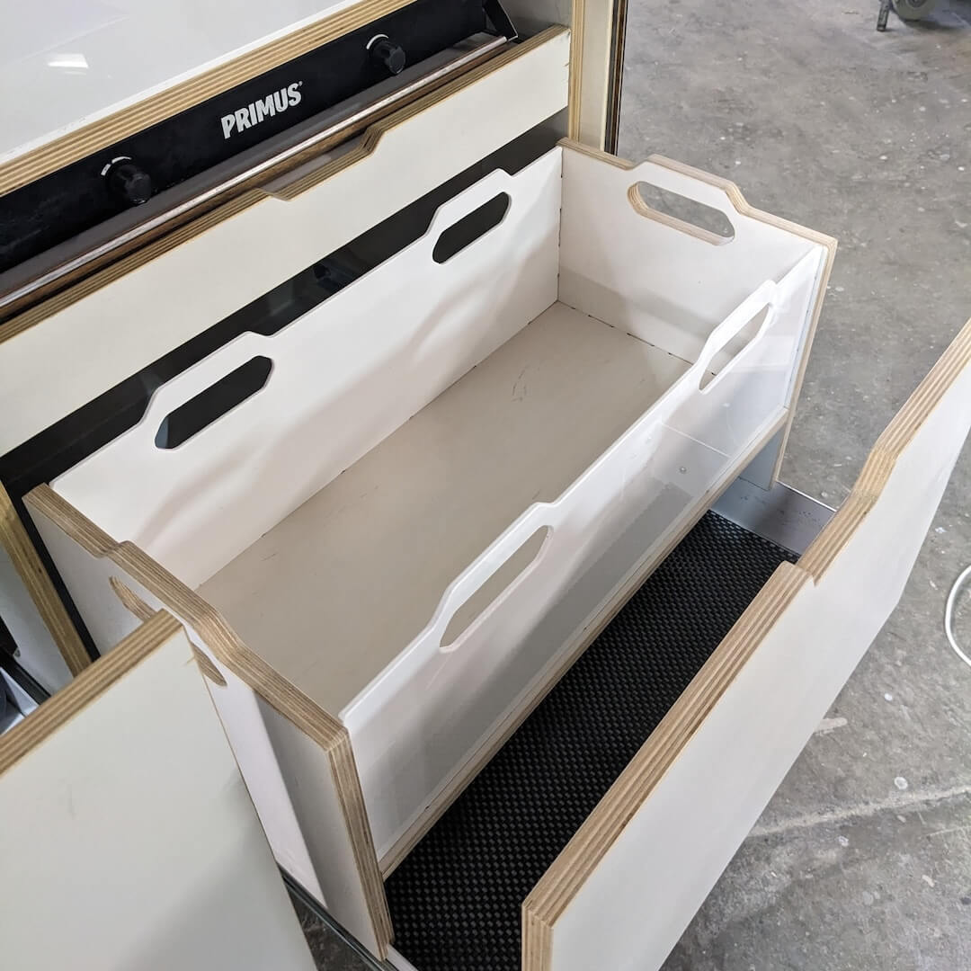 Compact Spice Rack: Organize Your Teardrop Trailer Kitchen